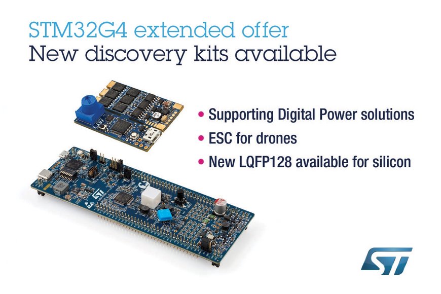 New Discovery Kits and Firmware from STMicroelectronics Kickstart STM32G4 Digital-Power and ...